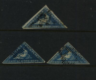 Cape of Good Hope # 13, 3 triangle stamps used MS0801 | eBay