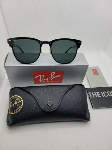 Ray Ban 3576 043/71 Blaze Clubmaster Green Classic Unisex,Brand New | eBay