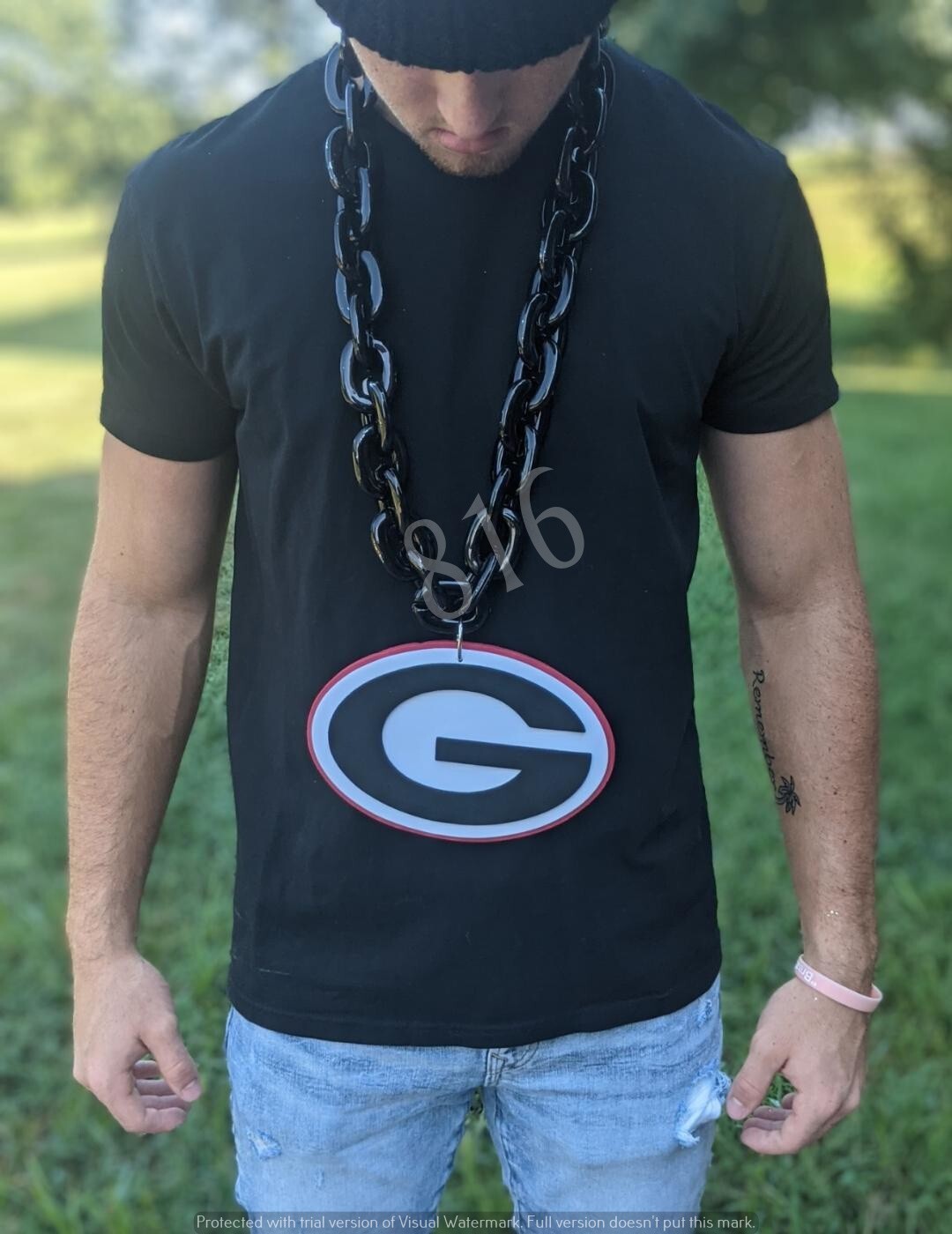 Georgia Bulldogs Fan Chain, Giant Necklace Licensed NCAA | eBay
