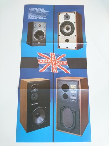 KEF Cantata, Mission 770, Heybrook HB3, Celestion SL6 Speakers Poster ...