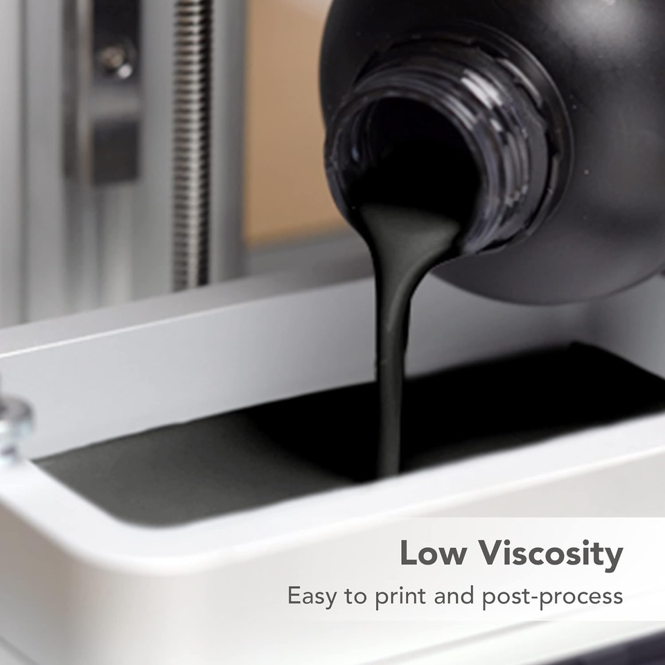 3D Printer Water-Washable Rapid Black Resin, 405Nm LCD Uv-Curing ...