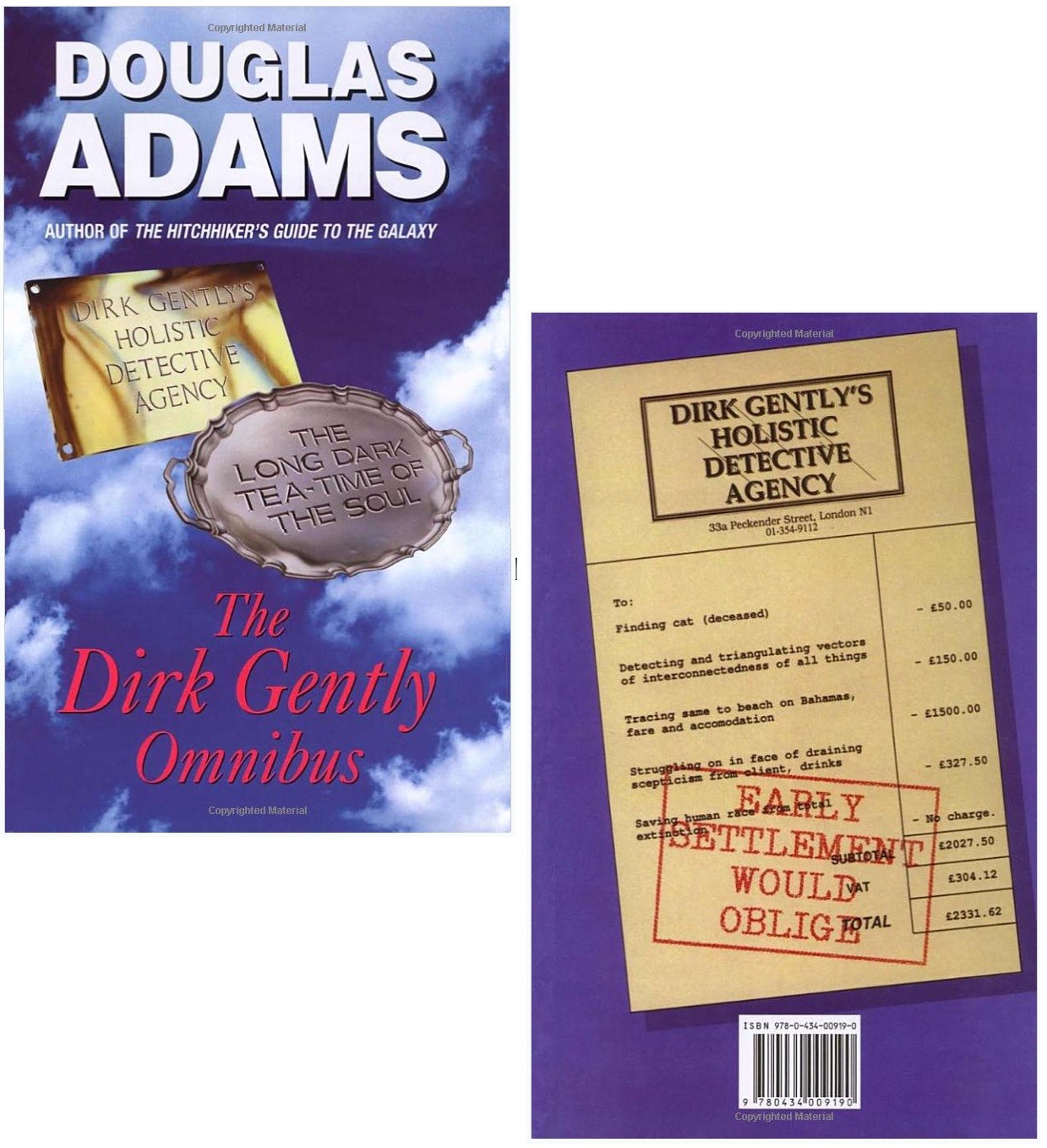 DIRK GENTLY 2001: OMNIBUS Douglas Adams Holistic Detective Agency ...