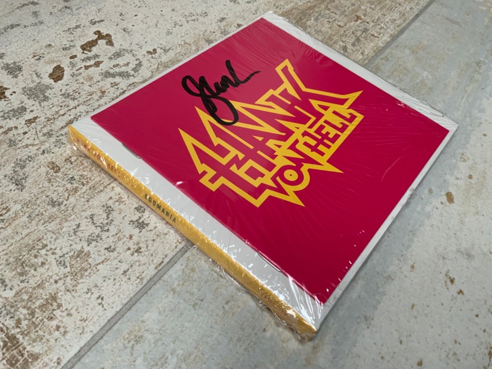 Hank Von Hell Egomania CD signed Autographed booklet Turbonegro ...