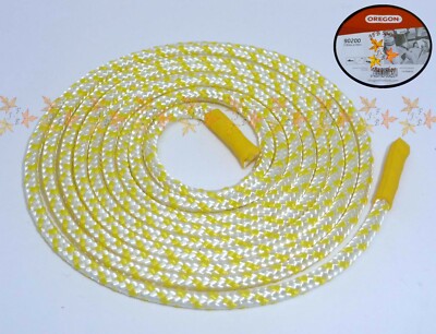 Genuine 3mm x 2m Oregon Pull Cord Starter Rope Chainsaws /Lawnmowers ...