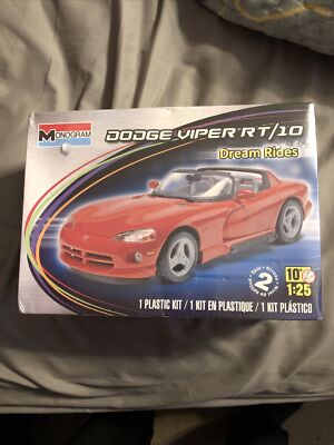 MONOGRAM DODGE VIPER RT/10 1/25 SCALE MODEL KIT, Factory Sealed | eBay