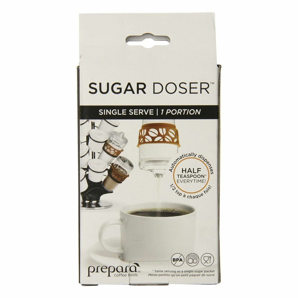 Prepara Sugar Doser Single Serve Sugar Dispenser / Shaker Fits K-Cup ...
