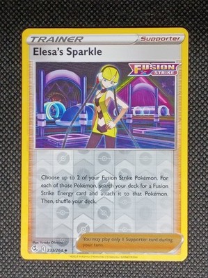 Elesa's Sparkle 233/264 Swsh08: Fusion Strike Reverse Holo | eBay