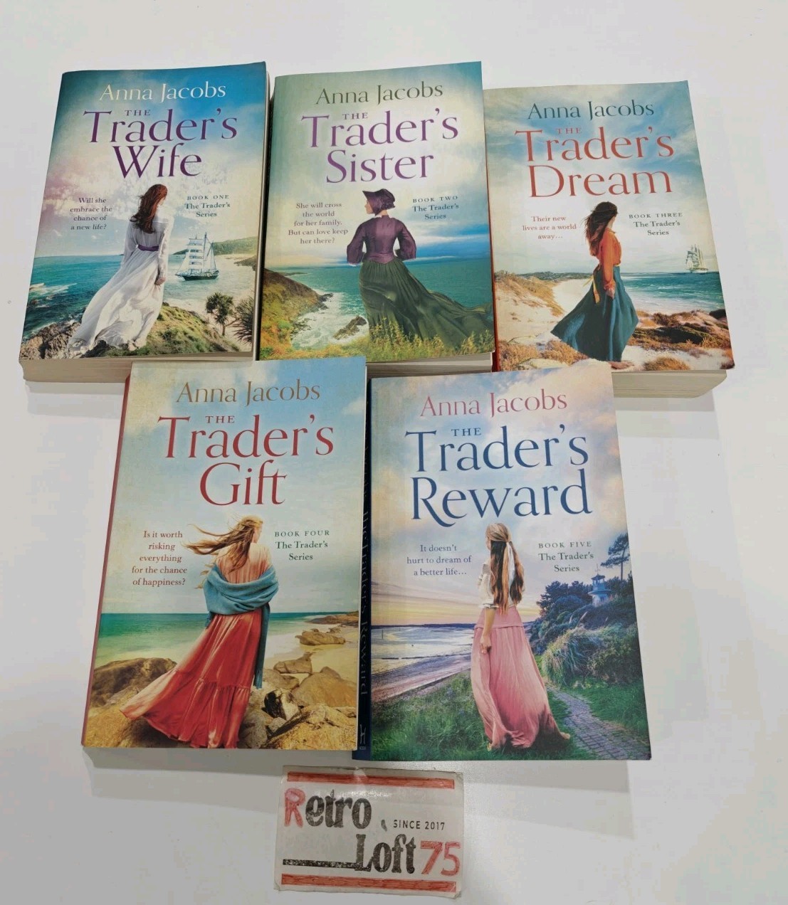 Trader's Series: Books 1-5 by Anna Jacobs. Complete set .Adult Fiction ...