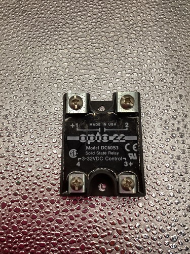 Opto 22 Model DC60S3 Solid State Relay 3- 32VDC Control (used) | eBay