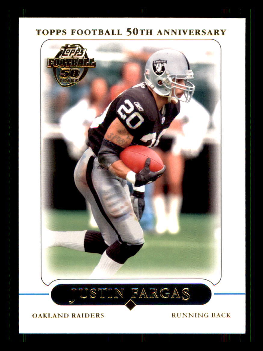 2005 FOOTBALL 2005 Topps Justin Fargas Oakland Raiders #211 1 | eBay