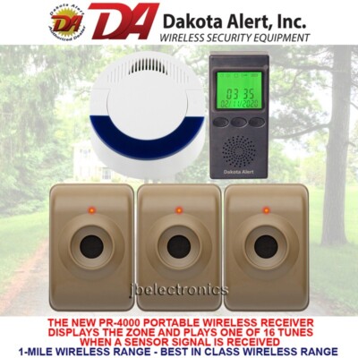 DAKOTA ALERT DCMA-4000+MTPR-4000 WIRELESS MOTION DETECTOR ALARM - 3 ...