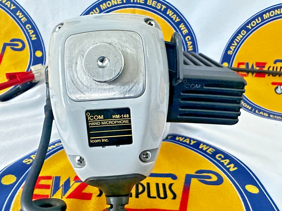 ICOM MOBILE IC-F121 VHF 128 CH + ICOM HM-148 GRAY/BLACK MICROPHONE ...