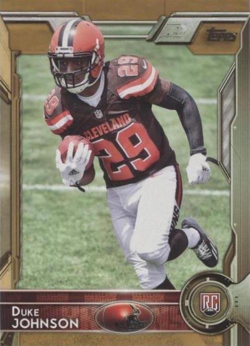 2015 Topps - Rookie Duke Johnson #448 Gold /2015 (RC) for sale online ...