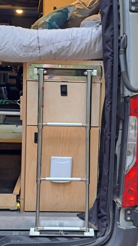 EZ-Exit Easy Access RV/Van rear door telescoping ladder | eBay