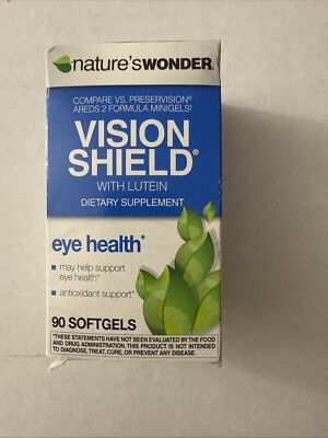 Natures Wonder Vision Shield W/ Lutein 90 Softgels Exp 12/25 #8515 #515 ...