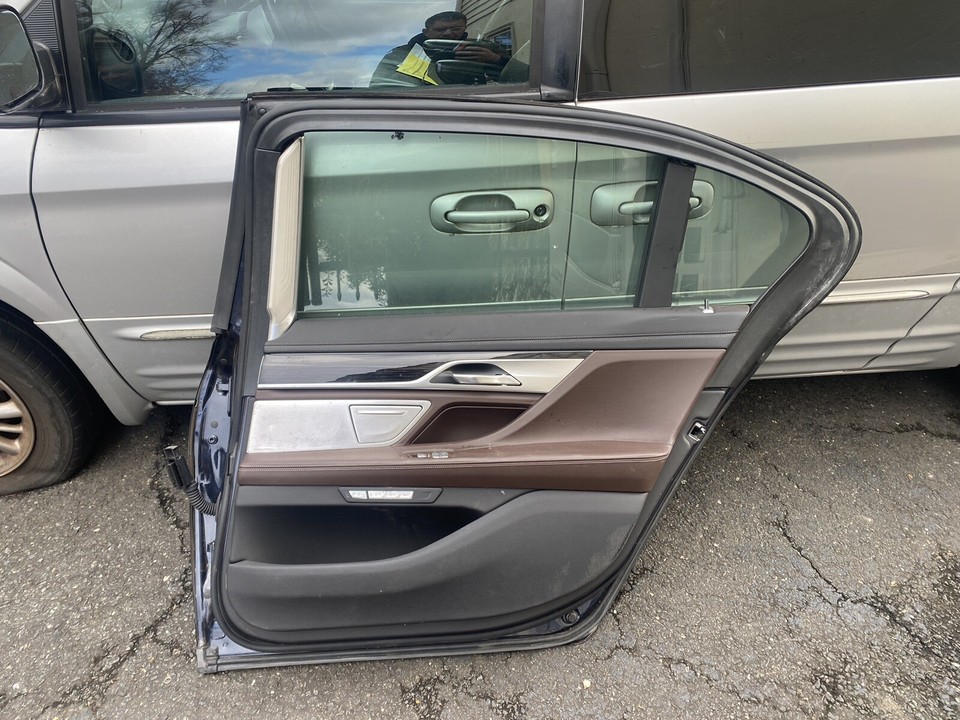 2016- 2021 OEM BMW G12 740 750 Right Rear Passenger Door Blue Assembly ...
