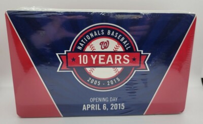 MLB Washington Nationals 2015 Opening Day Tin Box DC Baseball | eBay