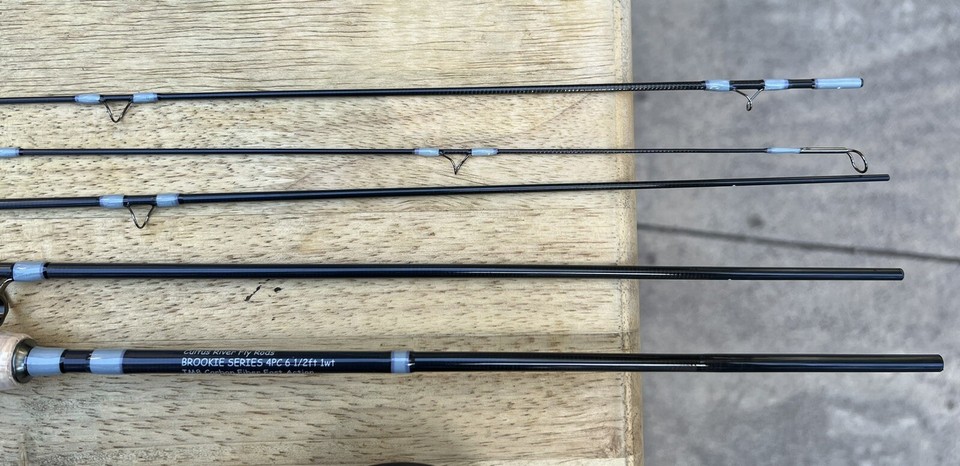 Fly Rod Combo 6 1/2ft 1wt IM8 Carbon Fiber W/fully Loaded Reel & case ...