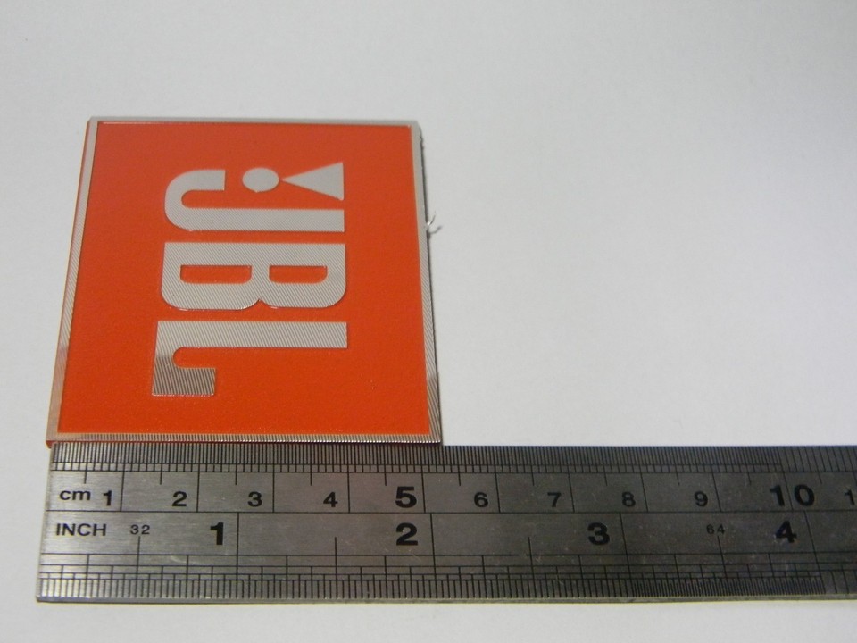Replacement JBL Speaker Badge Emblem Logo 72mm Aftermarket Mint ...
