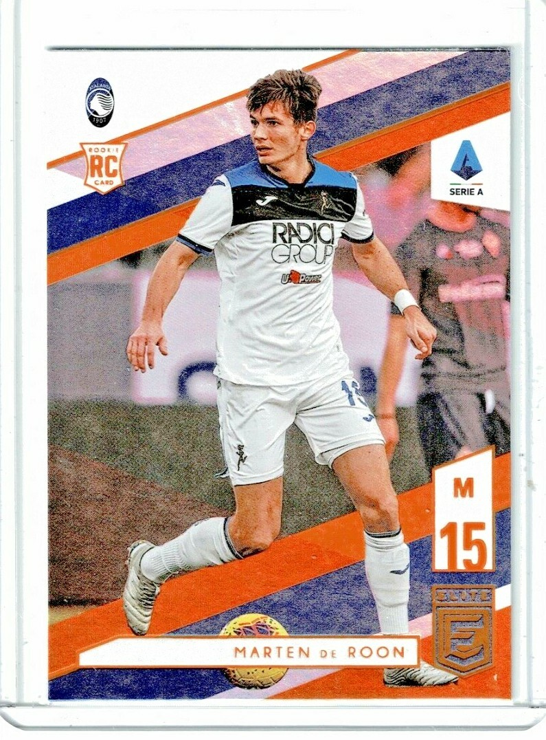 2019-20 Panini Chronicles Soccer Marten de Roon (Atalanta) ELITE RC | eBay
