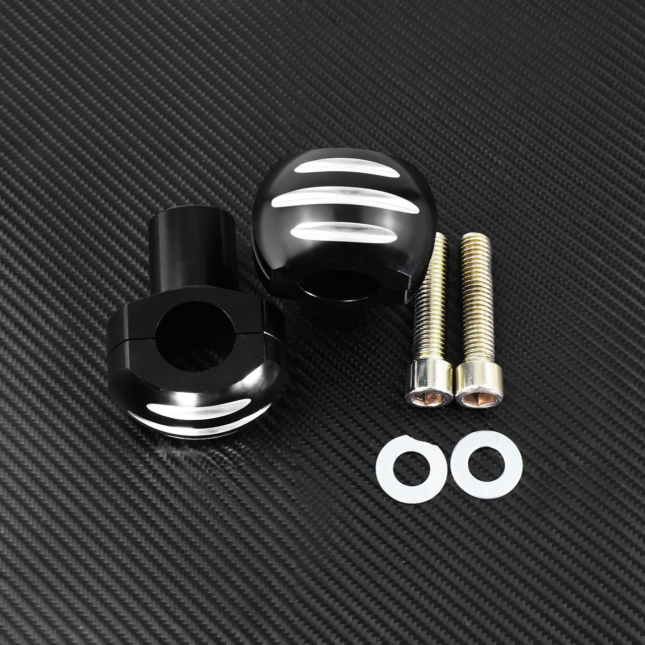 Motorcycle Universal 1 inch Handlebar Riser Mount Fit For Harley Bobber ...