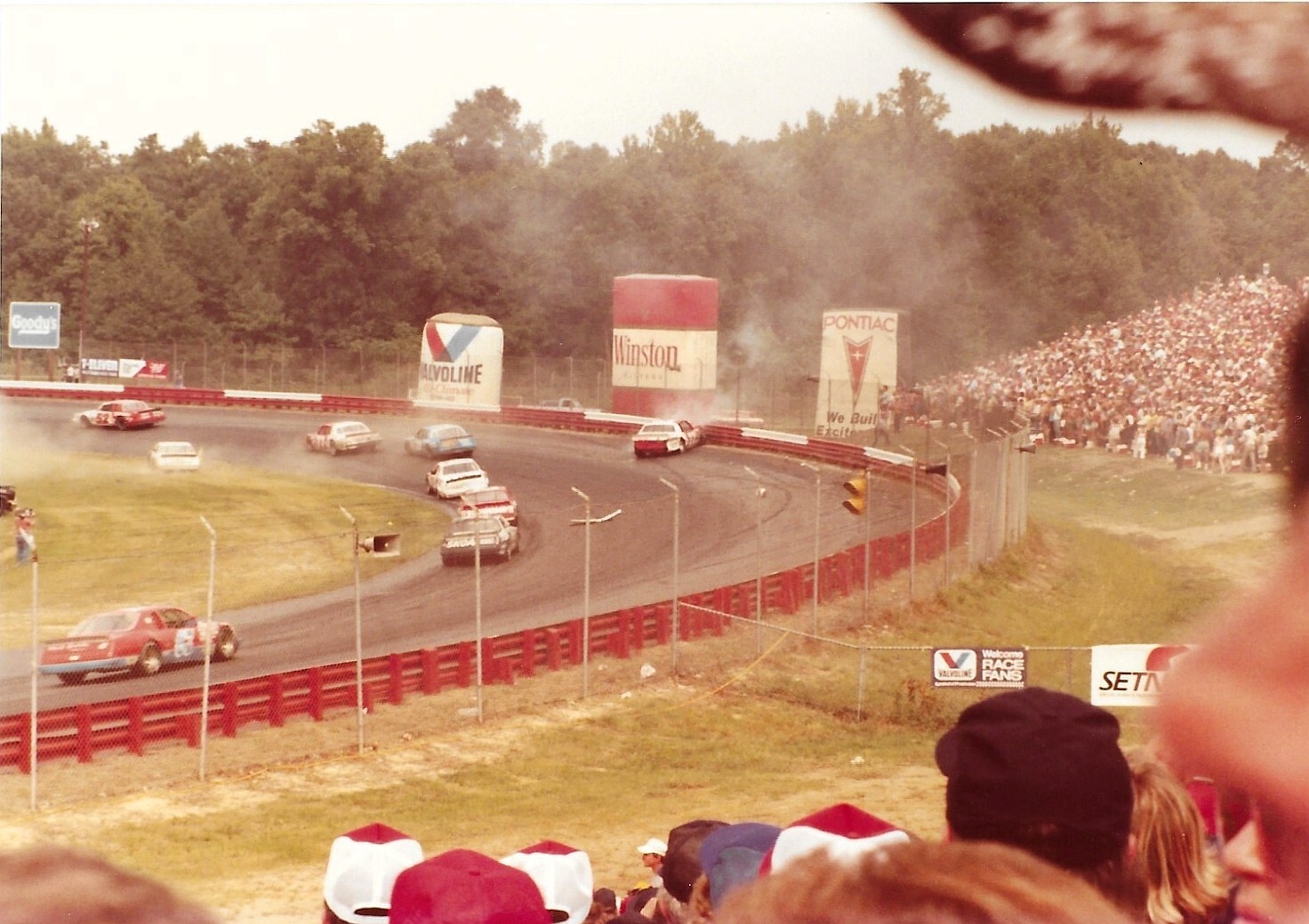 Picture taken from the stands in 10/85 NASCAR Winston Cup Series | eBay