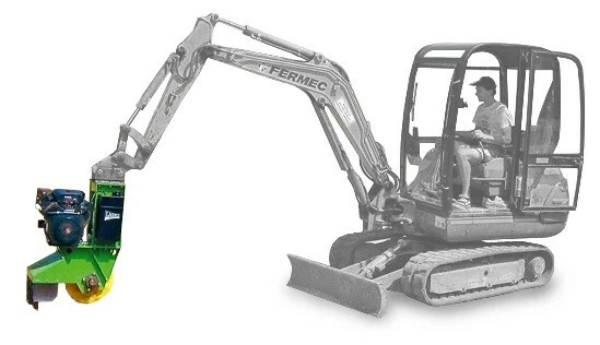 Mini Excavator Stump Grinder