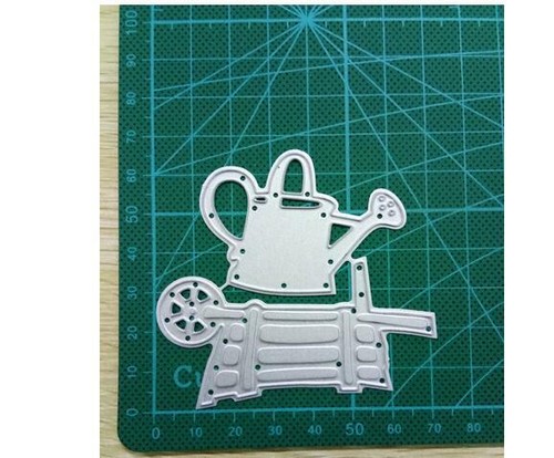 Watering Can Wheelbarrow Metal Craft Dies Cutting DIY Scrapbooking ...