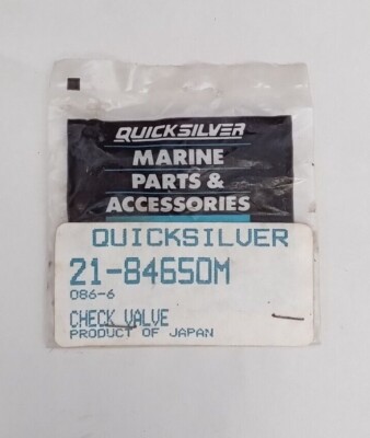 Mercury Quicksilver 21-84650M Check Valve | eBay