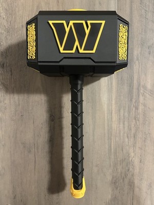 Eclipse Football Washington Commanders Themed Mjolnir Thor's Hammer | eBay