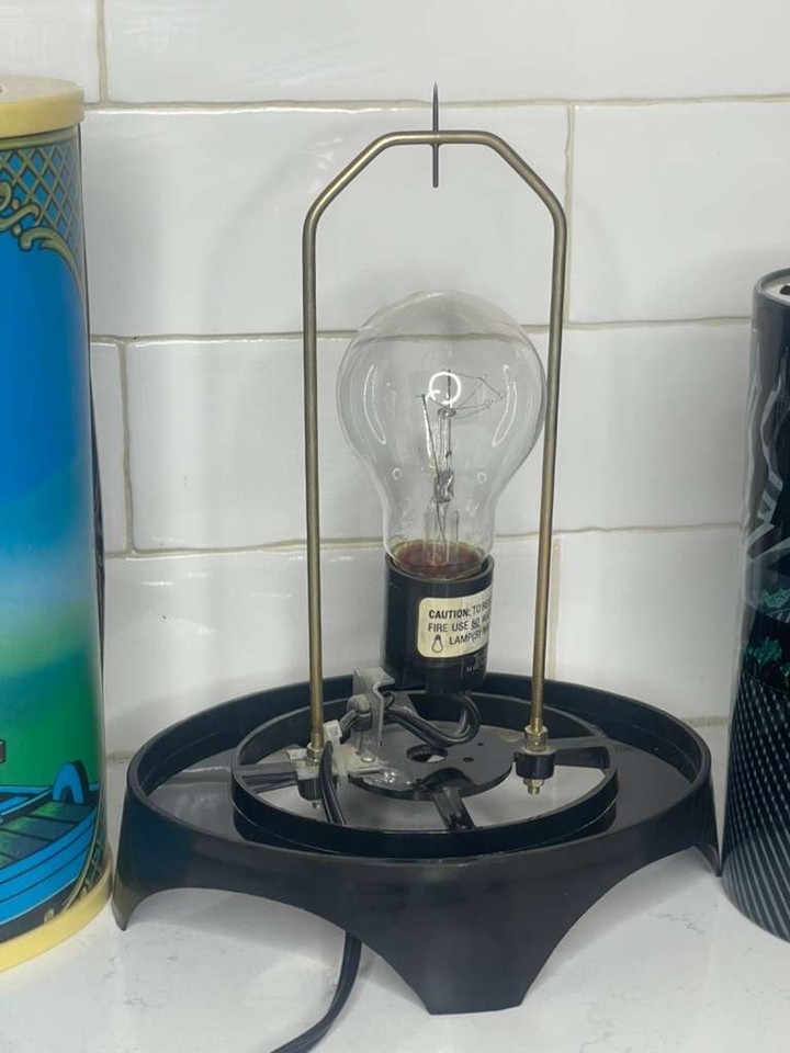 Vintage 1958 L A Goodman Railroad Locomotive Train Motion Lamp . | eBay
