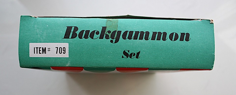 NEW VINTAGE SKOR-MOR MAGNETIC BACKGAMMON CORDUROY # 709 + ORIGINAL BOX ...
