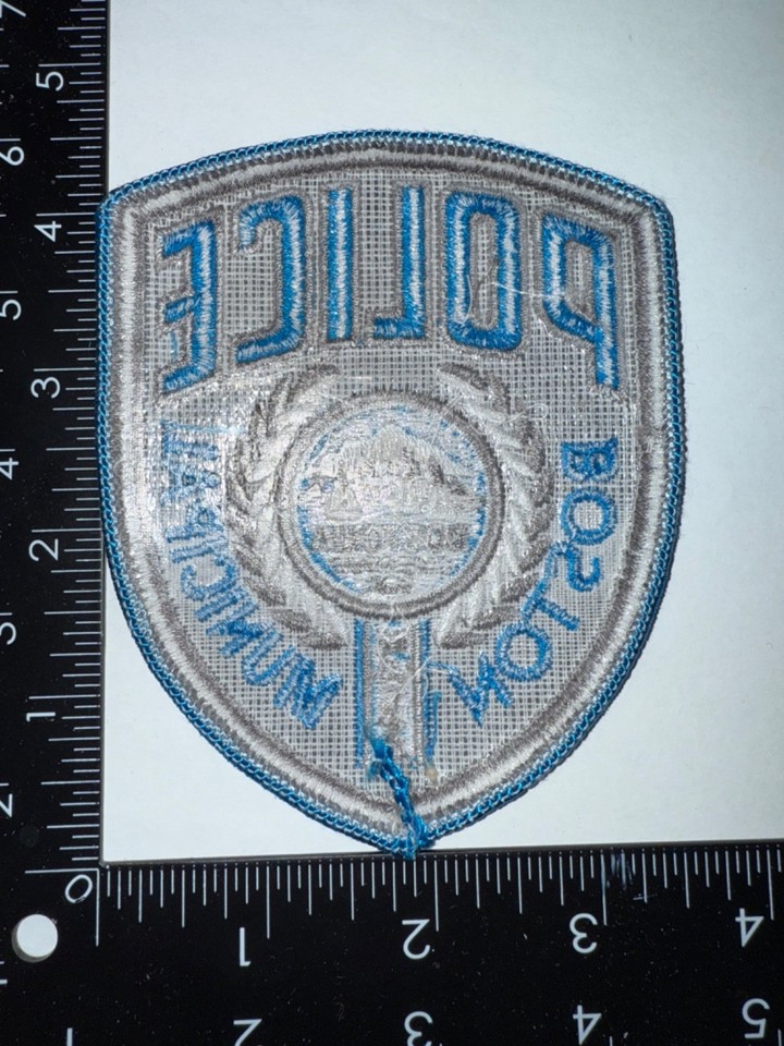 Boston Massachusetts Municipal Police Shoulder Patch Obsolete ...