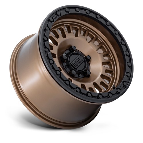 KMC KS242 Aztec Beadlock 15x7 ATV/UTV Wheel-Bronze (5x4.5)+38mm ...