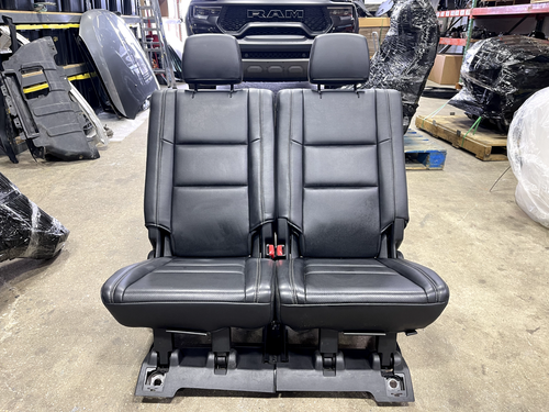 2011-2022 DODGE DURANGO 3rd ROW BLACK LEATHER SEAT OEM | eBay
