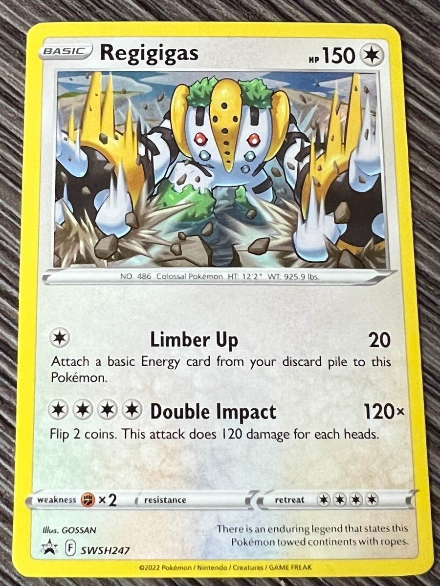 Pokemon Regigigas Card