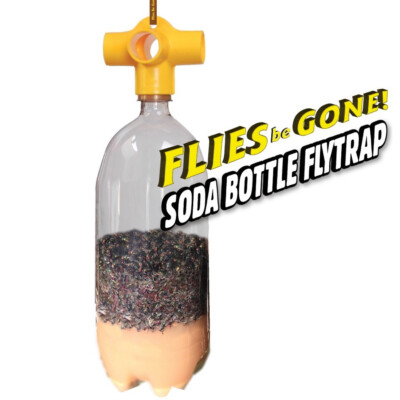 Flies Be Gone THE MONSTER Reusable Non-Toxic Soda Bottle Fly Trap Kit ...