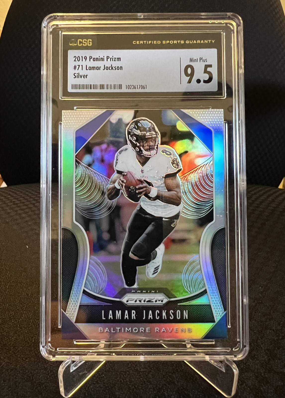 2019+Panini+Prizm+-+Silver+Prizm+%2371+Lamar+Jackson for sale online | eBay