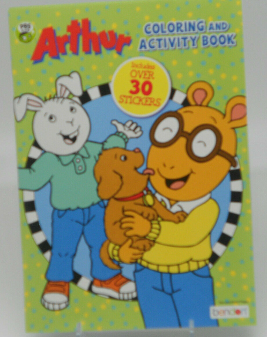 PBS Kids ARTHUR Coloring & Activity Book With Stickers By Bendon for ...