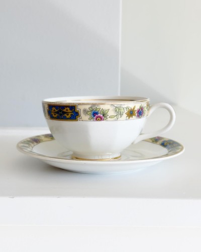 EDWIN KNOWLES Rare Tea Cup & Saucer Set - Circa 1924 USA Semi Vitreous ...