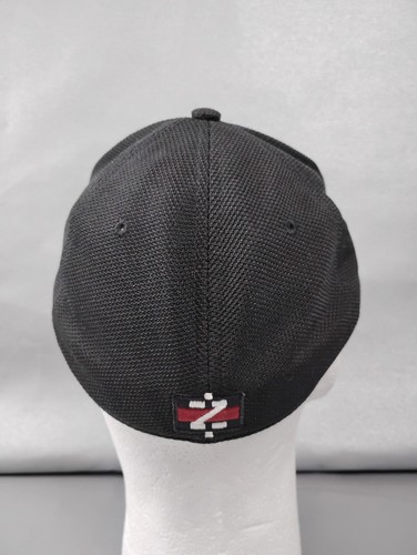 Izod X Golf Hat Black, White Maroon Logo Stretch Fit Baseball Cap New ...