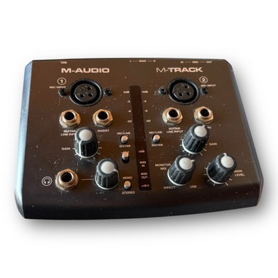 M-Audio M-Track Plus 2 Channel Portable USB Audio & MIDI Interface | eBay