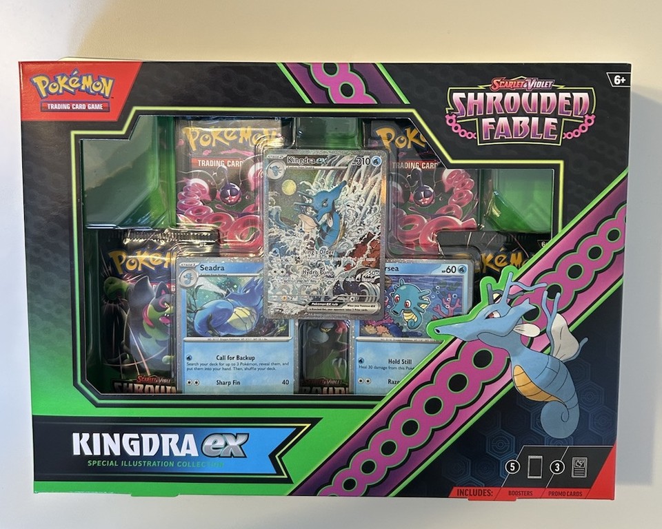 Pokemon SV Shrouded Fable Kingdra ex Special Illustration Collection ...