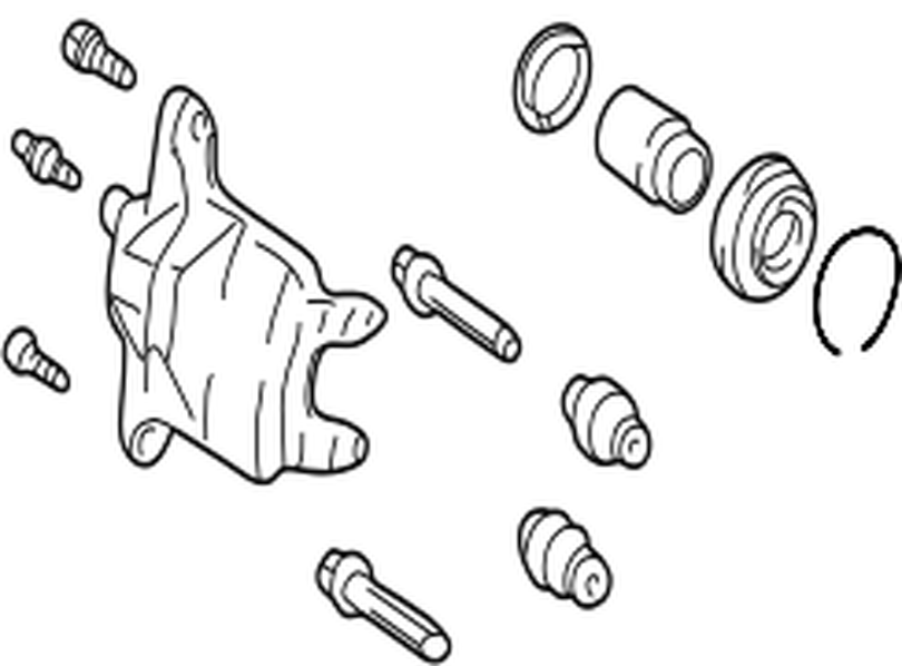 47750-12490 Toyota Cylinder assy, disc brake, lh 4775012490, New ...