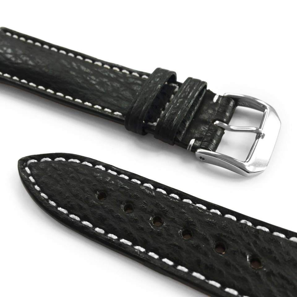 Waterproof Genuine Shark Leather Watch Band Strap - 18mm 19mm 20mm 22mm ...