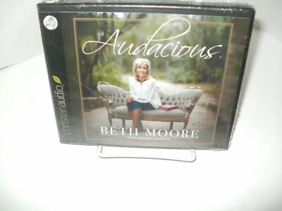 AUDACIOUS Read by Author Beth Moore Christian 4 Audio Book CD Set 2015 ...