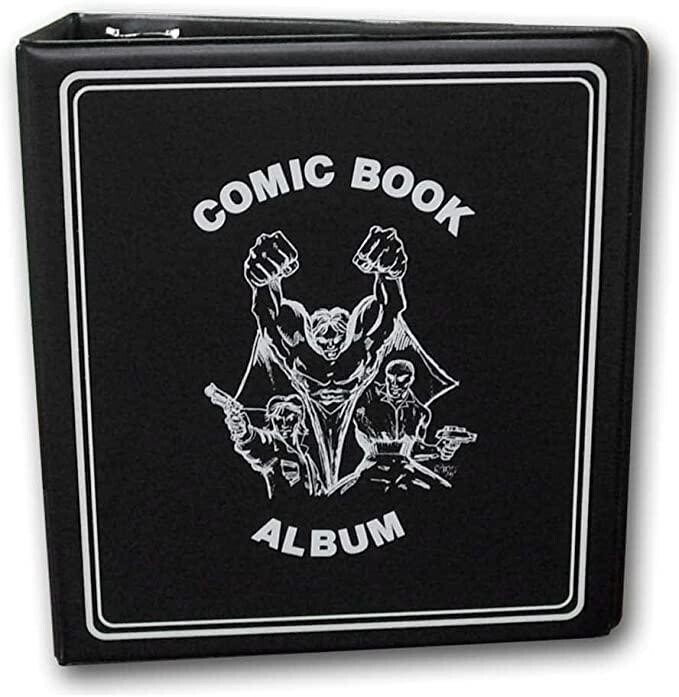 Comic Book Album 3 Rings Binder By BCW 3" Wide Hold 20 Current / Silver ...
