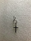 George Michael Style Single Cross & Ring Earring - Pierced or Clip-on ...