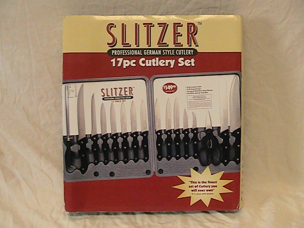 1 NEW SLITZER PROFESSIONAL GERMAN STYLE 17 PIECE CUTLERY SET | eBay