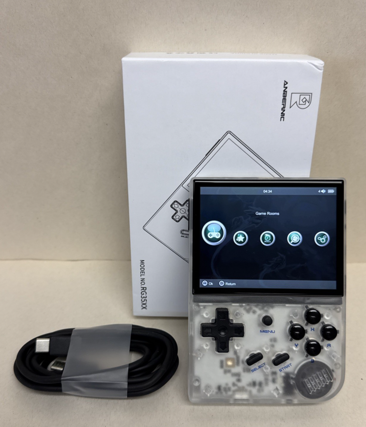 Open Box Anbernic RG35XX Retro Game Console 64GB 4000+ Games Loaded ...